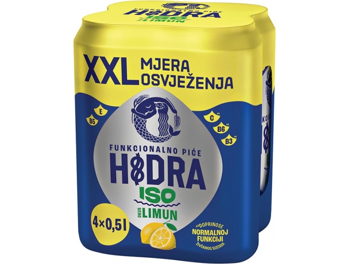 Hydra Iso lemon-flavored drink 4x0.5 L | Tommy
