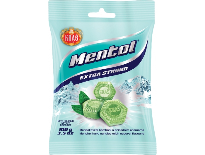 Mentol bomboni Extra Strong 100 G - Kraš | Tommy