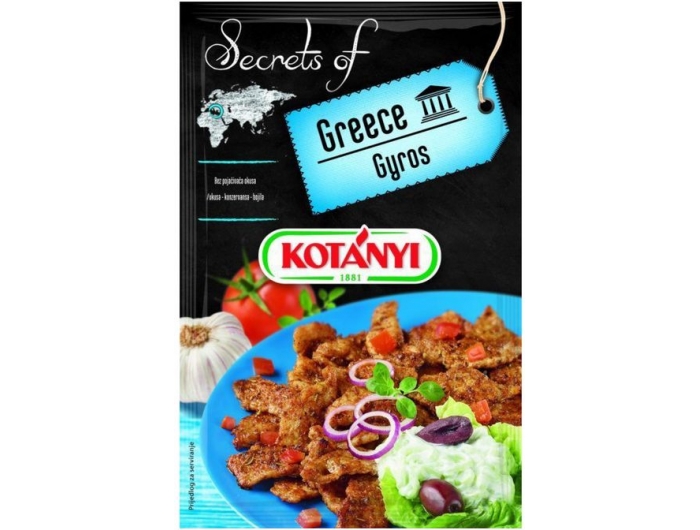 Kotanyi Secrets of Greece Gyros dodatak jelima 35 g | Tommy