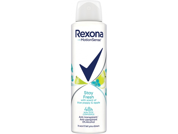 Rexona Blue Poppy & Apple 48h deodorant 150ml - Tommy - Dućan na dlanu!