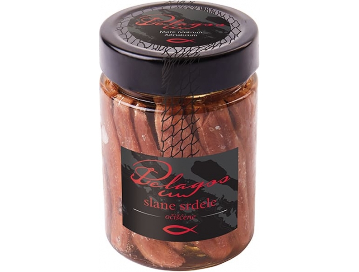 Pelagos sarde salate pulite in olio di oliva 320 g - Tommy - Dućan na ...