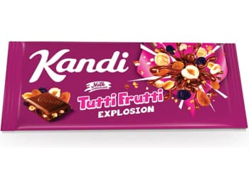 Kandi Tutti Frutti Explosion Milchschokolade 80 g | Tommy